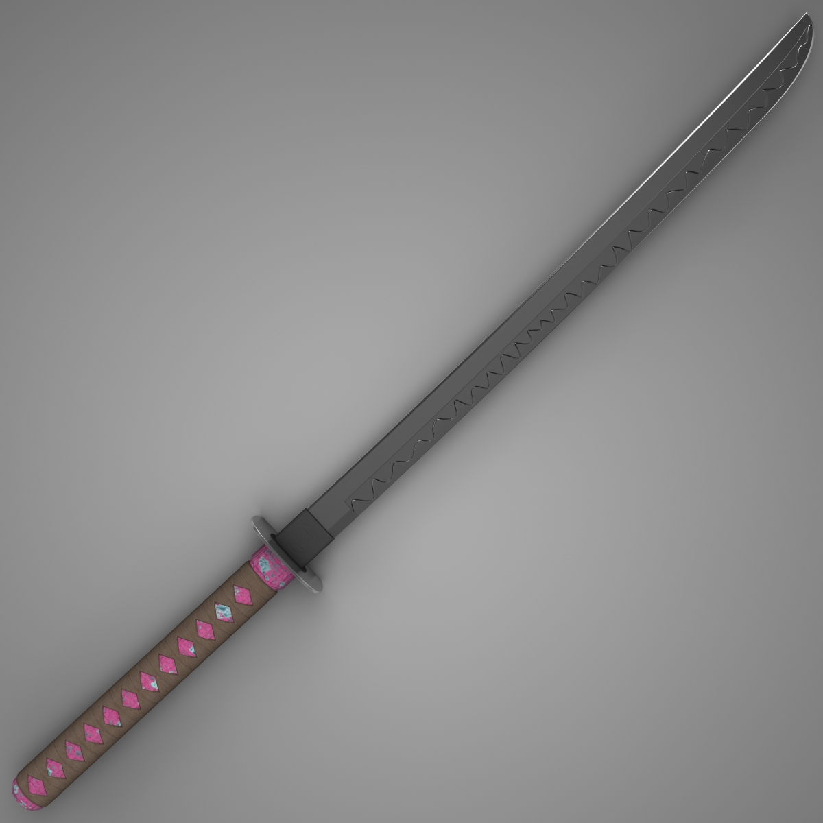3d katana sword
