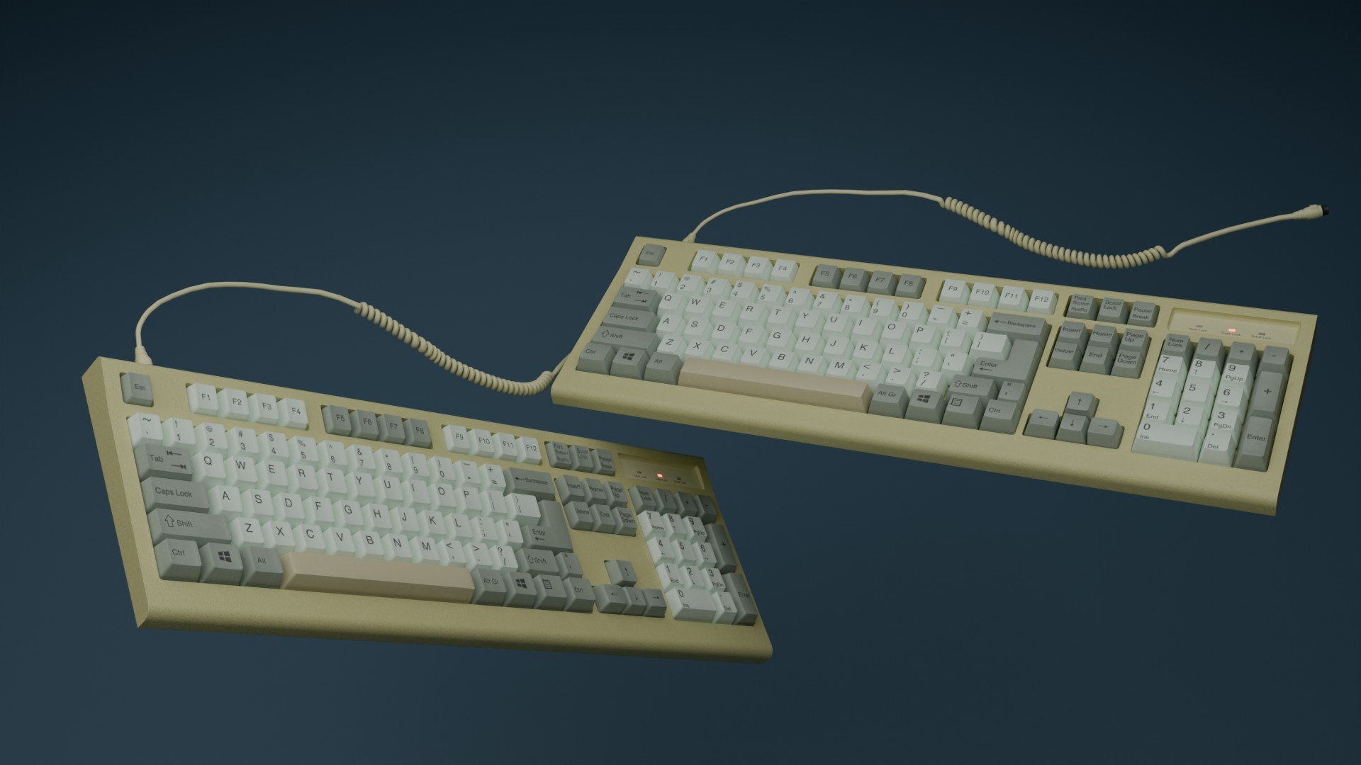 3D Mechanical Keyboard Model - TurboSquid 2214802