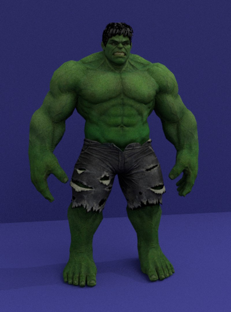3D Hulk - TurboSquid 1853650