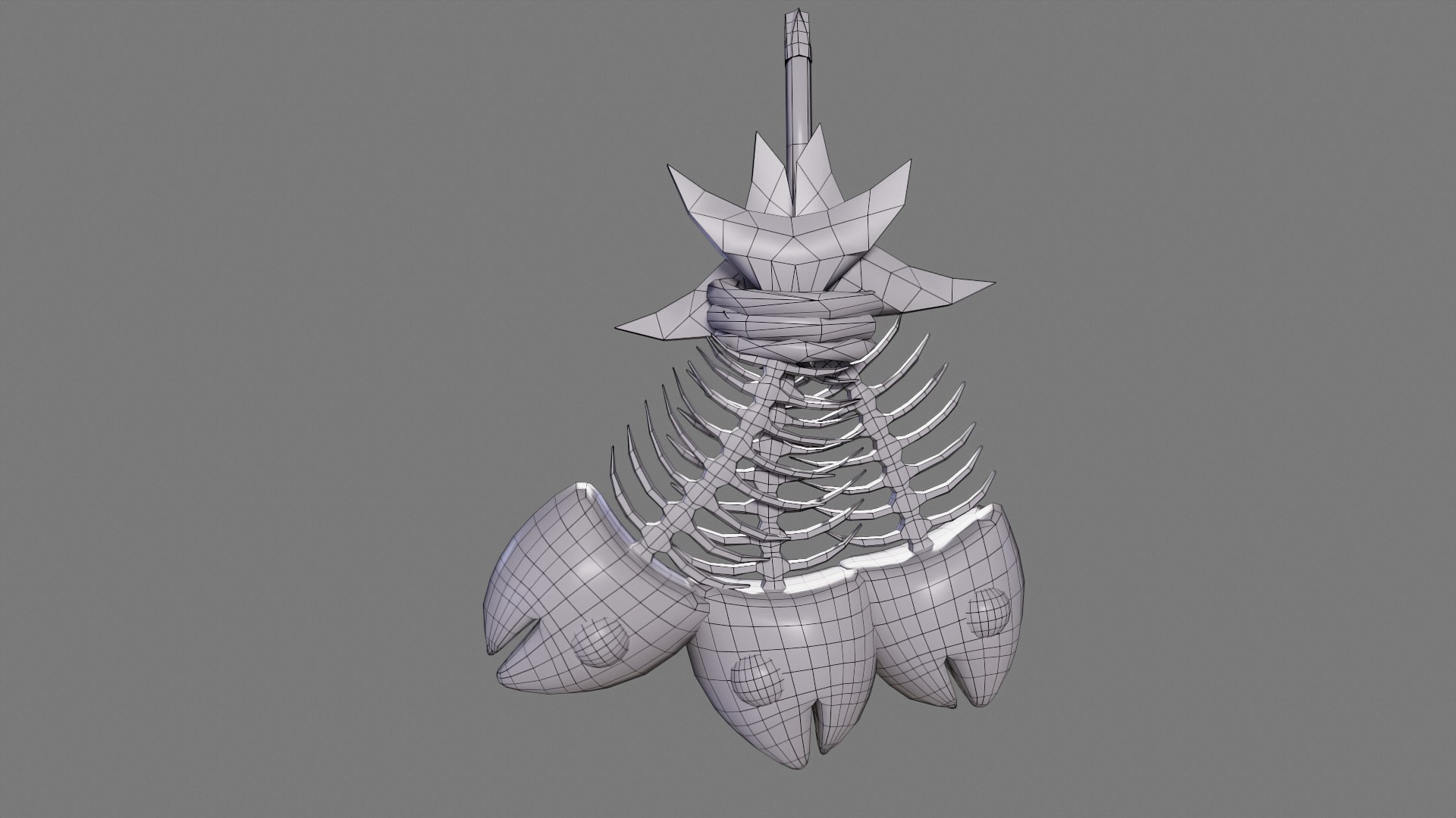 Fish Skeleton Model - TurboSquid 2177545