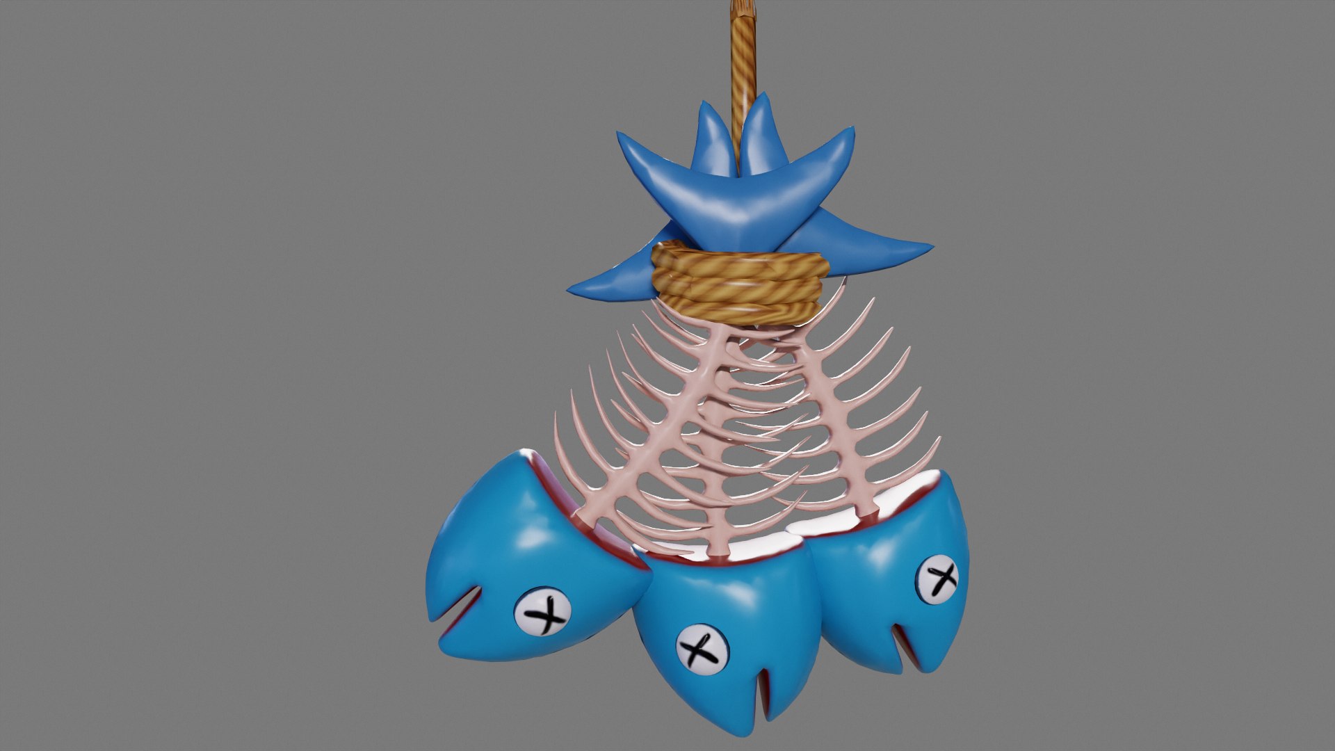 Fish Skeleton Model - TurboSquid 2177545