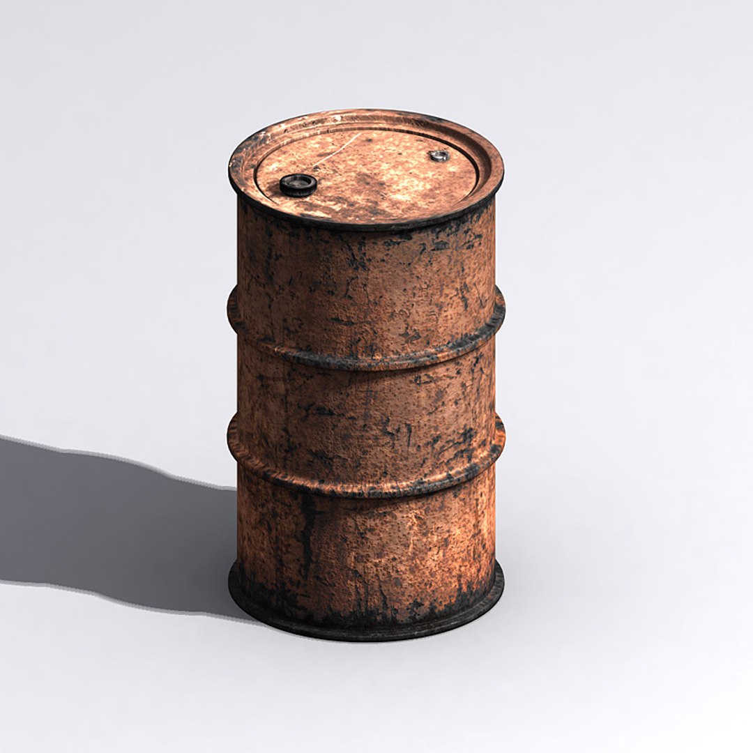 Waste Barrels 3d Model