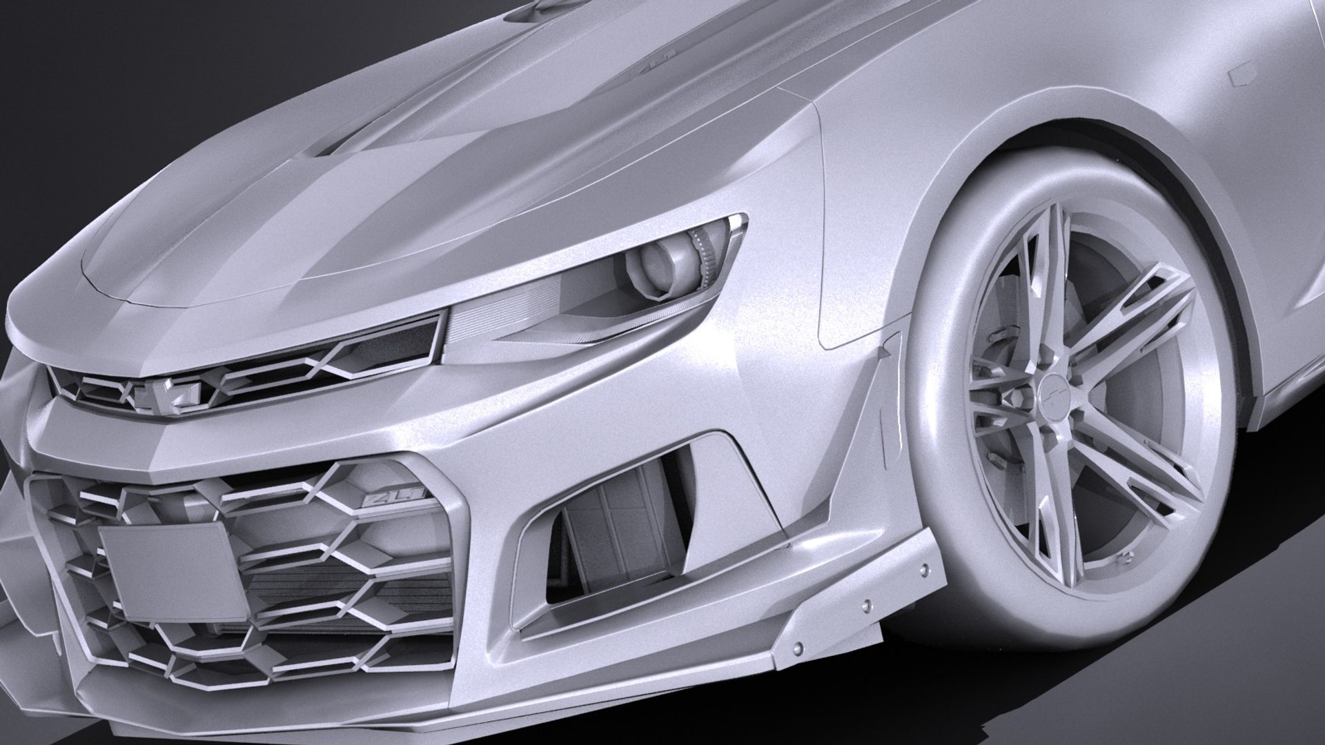 3D Chevrolet Camaro Zl1 Model - TurboSquid 1260518