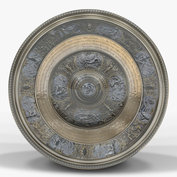 modelo 3d Wimbledon Women Singles Trophy 2022 L1738 - TurboSquid 1925146