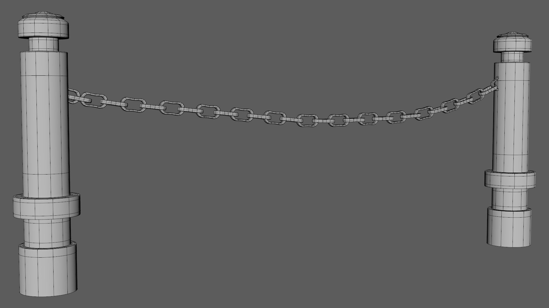 Free 3D Model Fence Chain Iron - TurboSquid 1233968