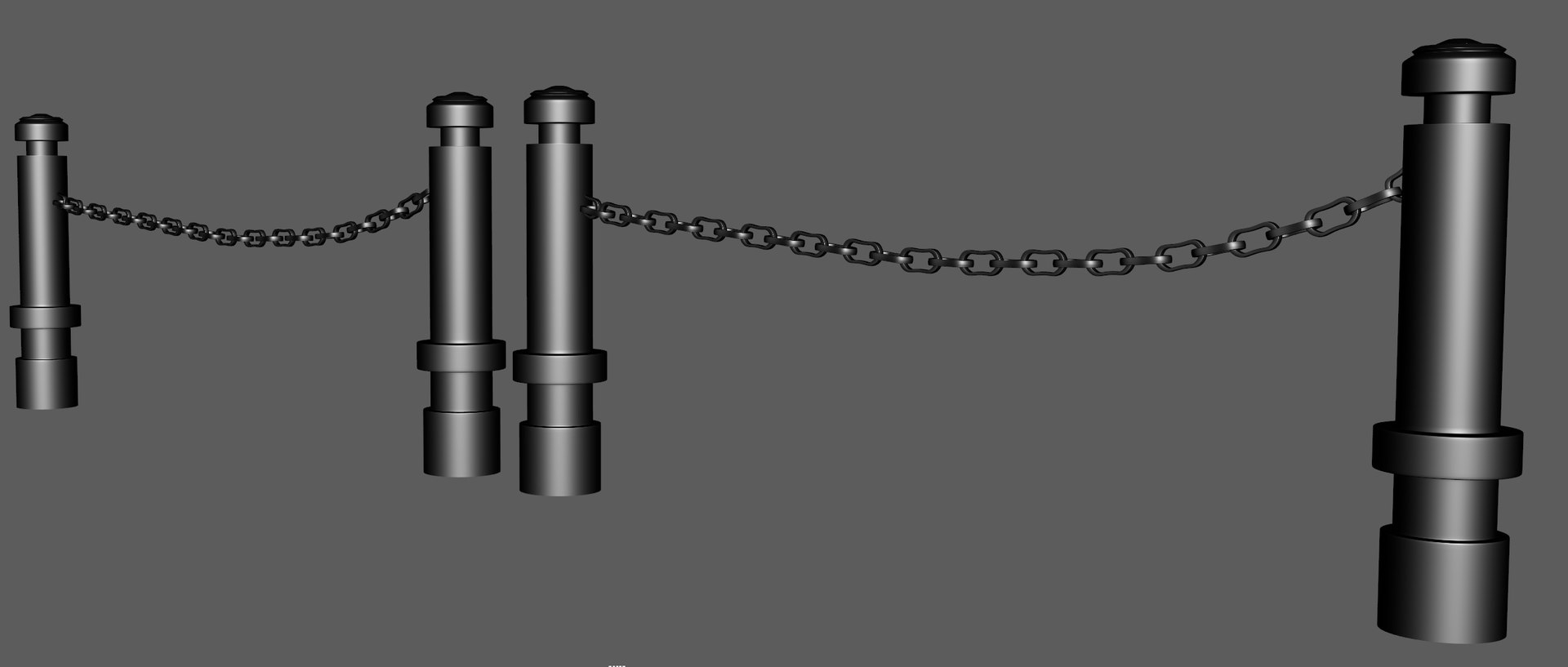 Free 3D Model Fence Chain Iron - TurboSquid 1233968