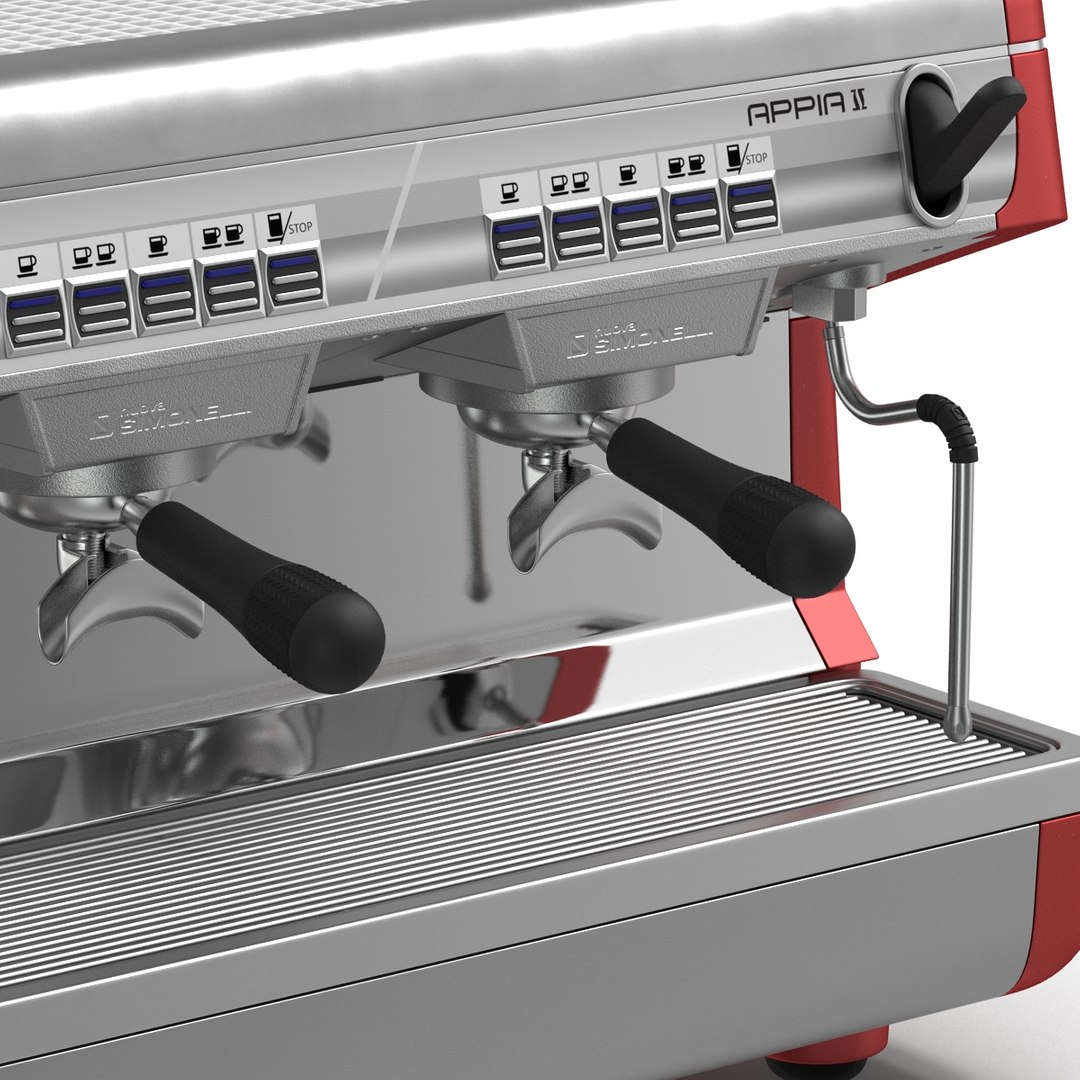 3d espresso machine simonelli
