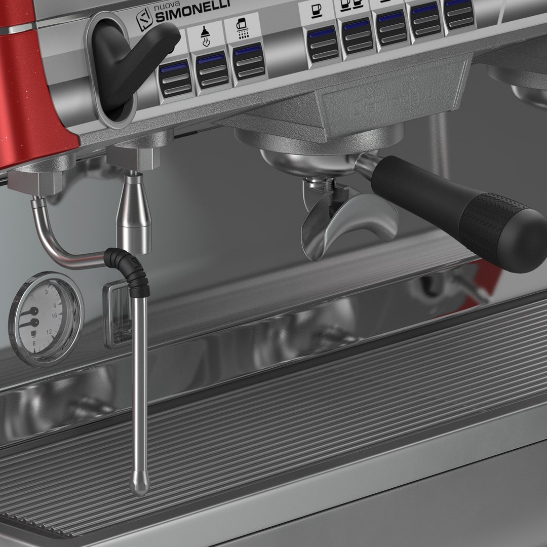 3d espresso machine simonelli
