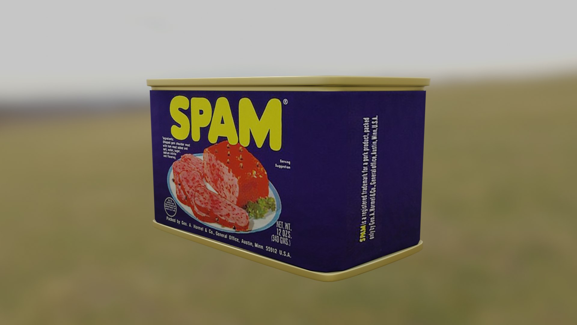 Free Can Of Spam 3D Model - TurboSquid 1909712