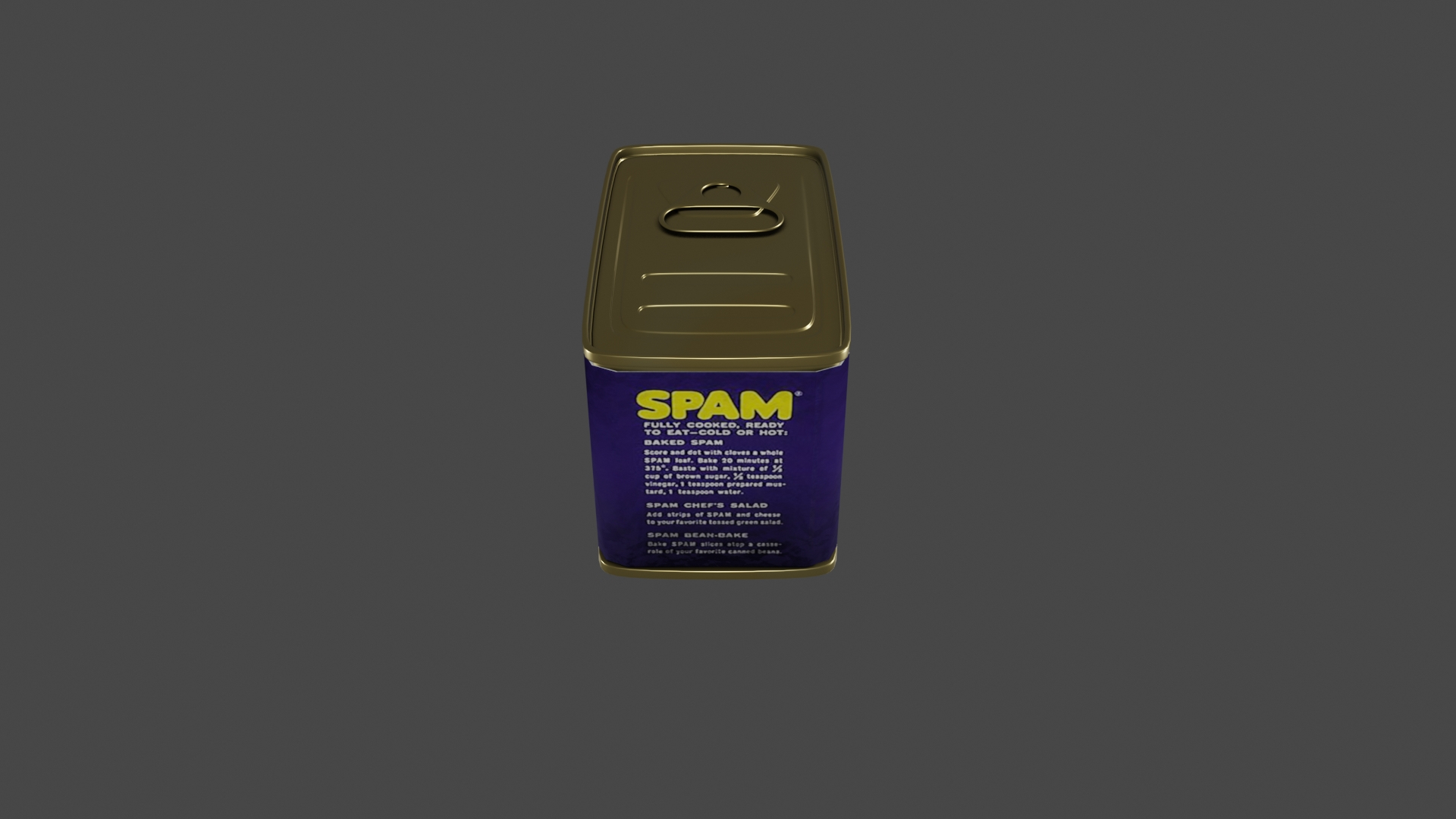 Free Can Of Spam 3D Model - TurboSquid 1909712