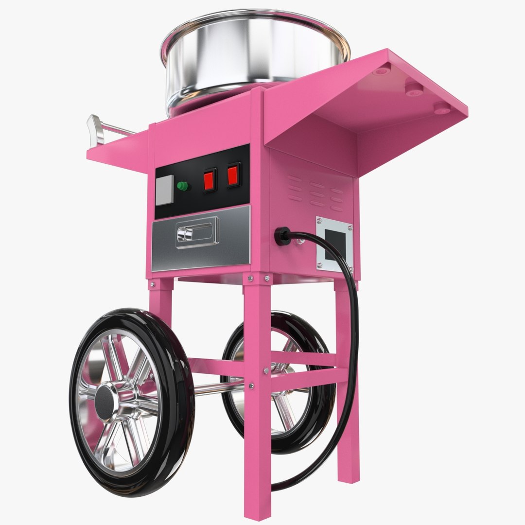 3d Cotton Candy Machine
