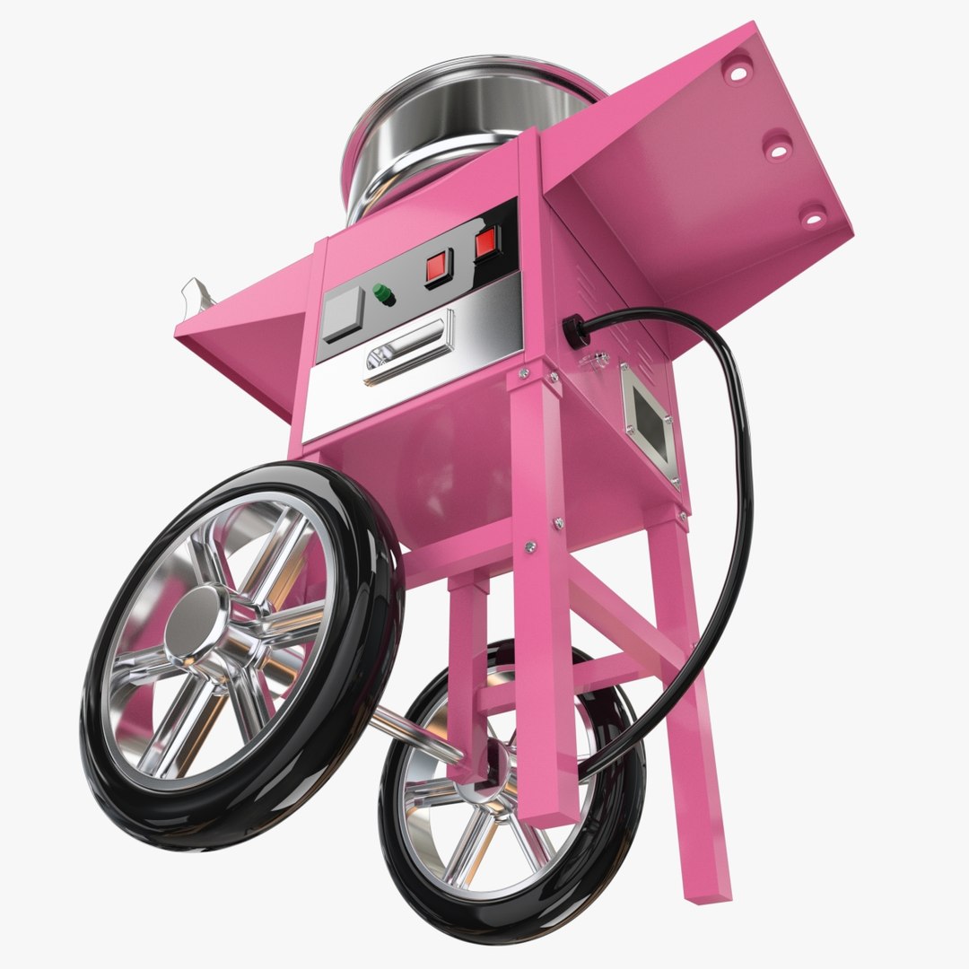 3d cotton candy machine