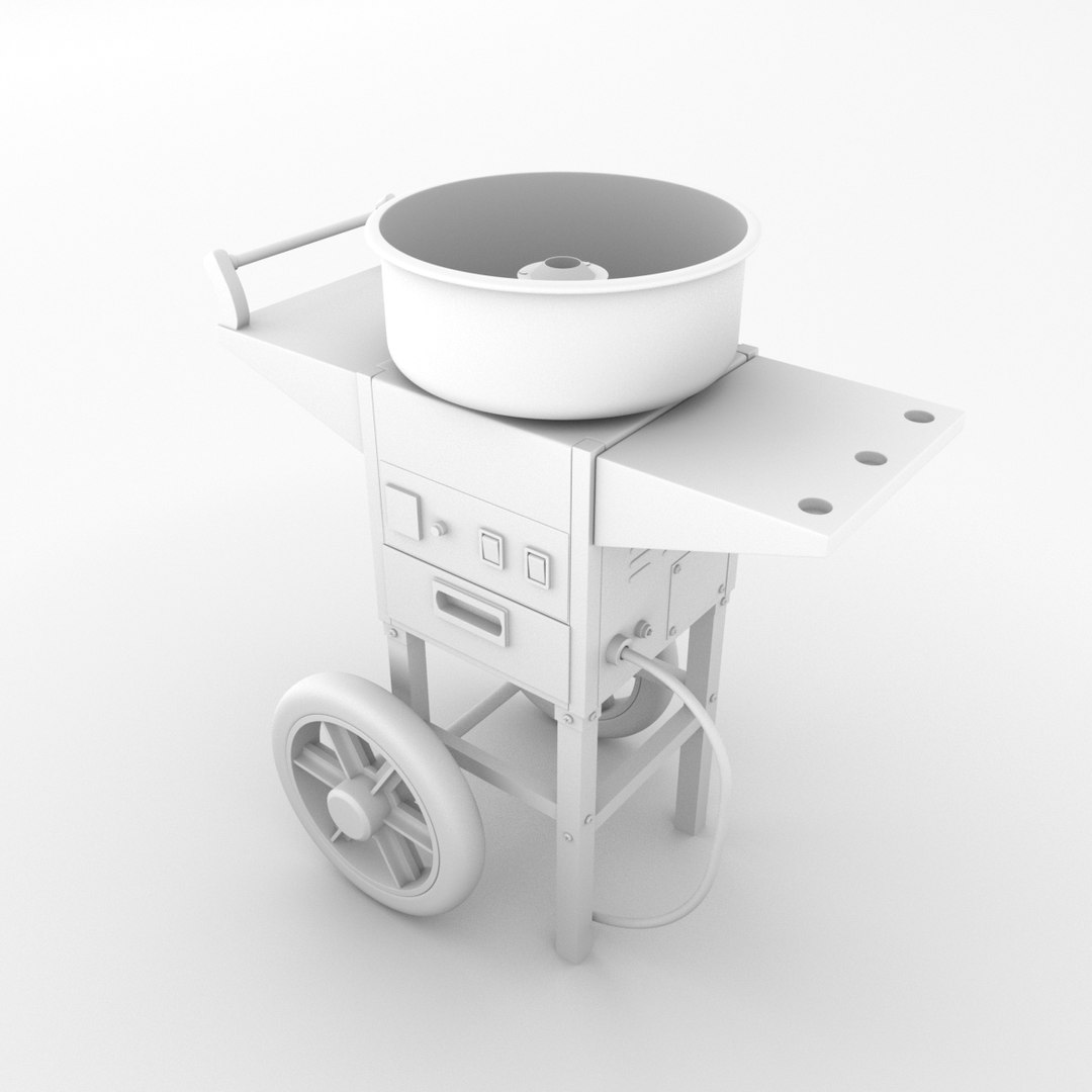 3d cotton candy machine