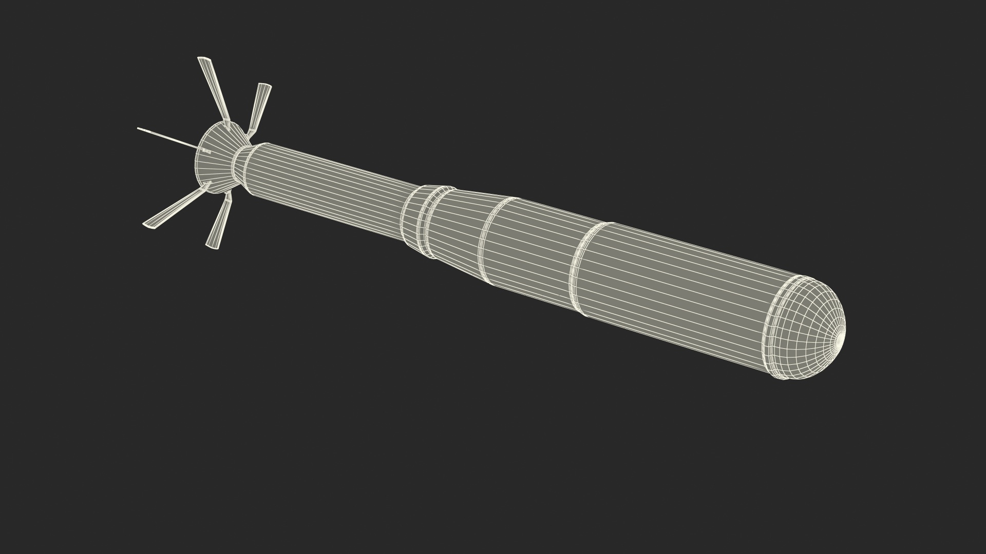 Incendiary Rocket 66 Mm Model - TurboSquid 1601972