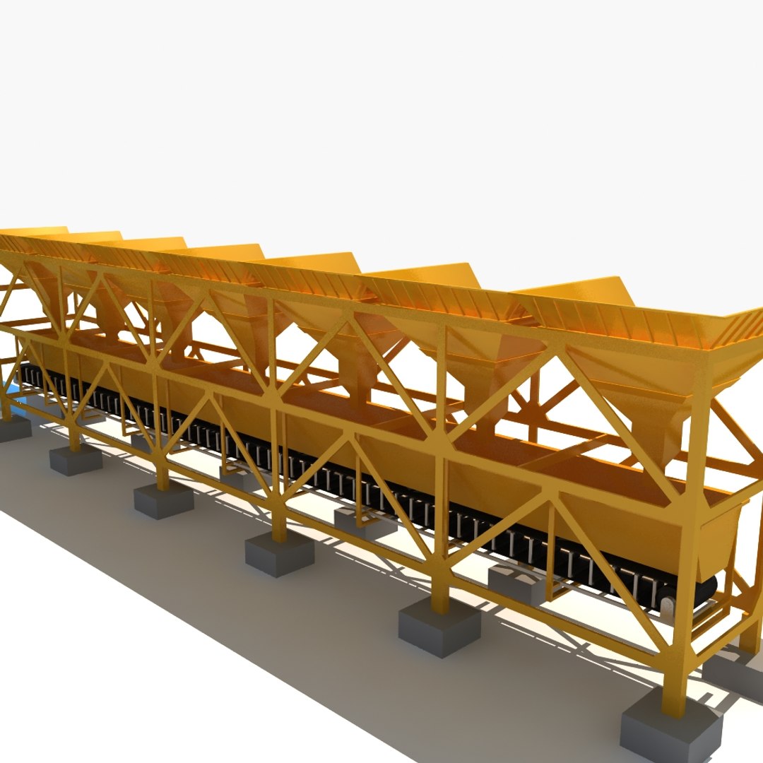 Concrete Batching Plant Model - TurboSquid 1522236