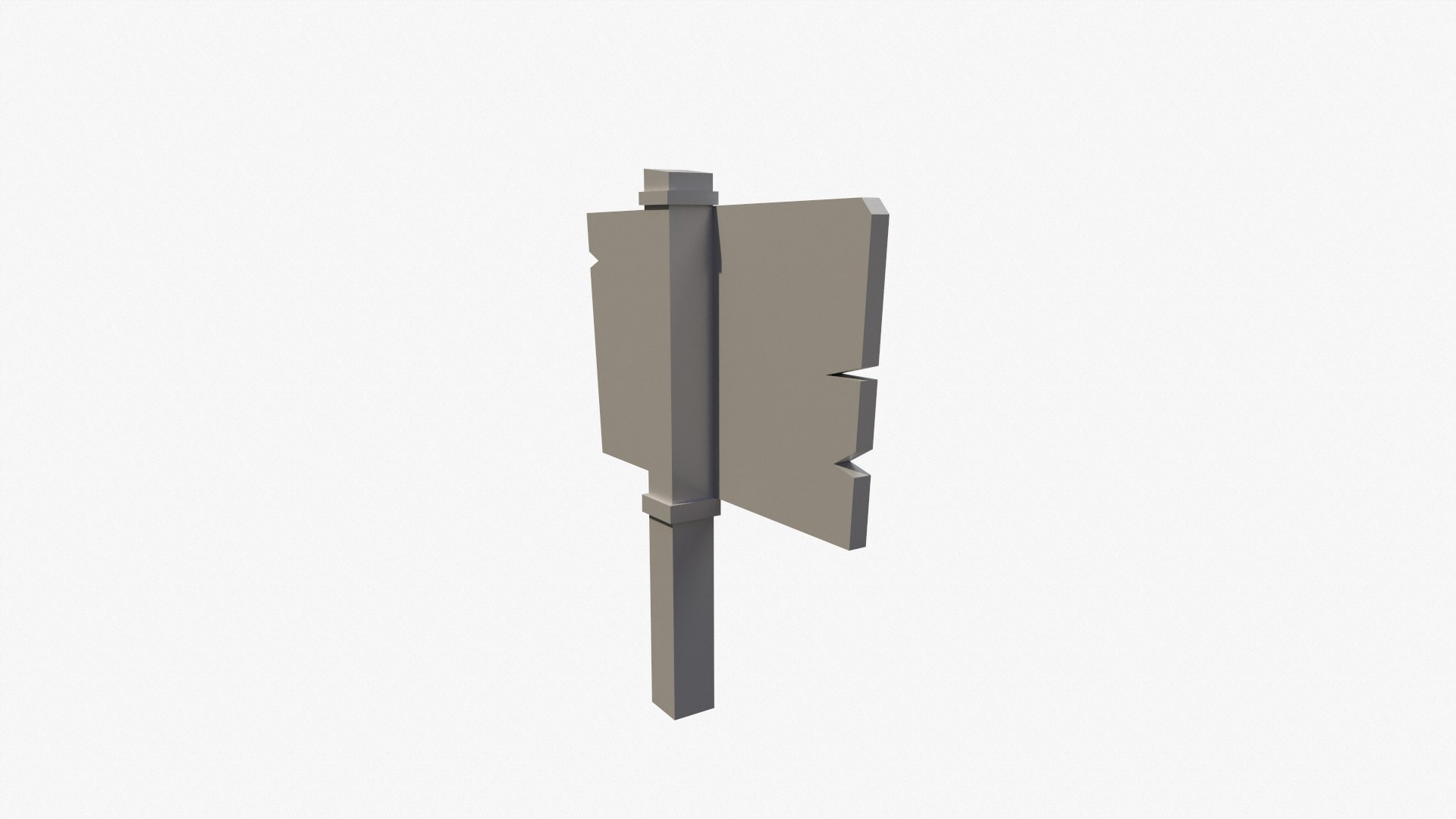 3D LowPoly Sign - TurboSquid 2067459