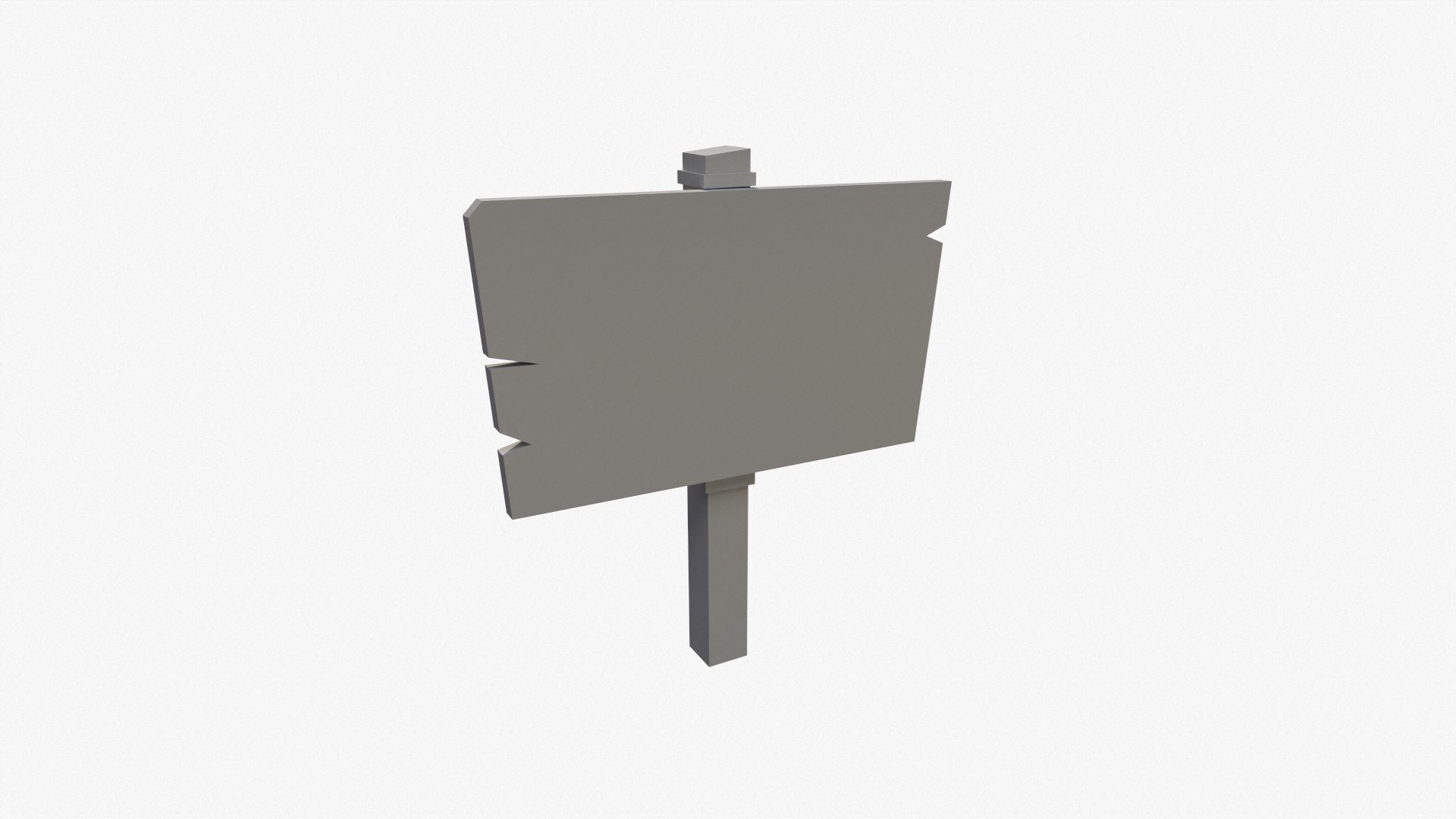 3D LowPoly Sign - TurboSquid 2067459