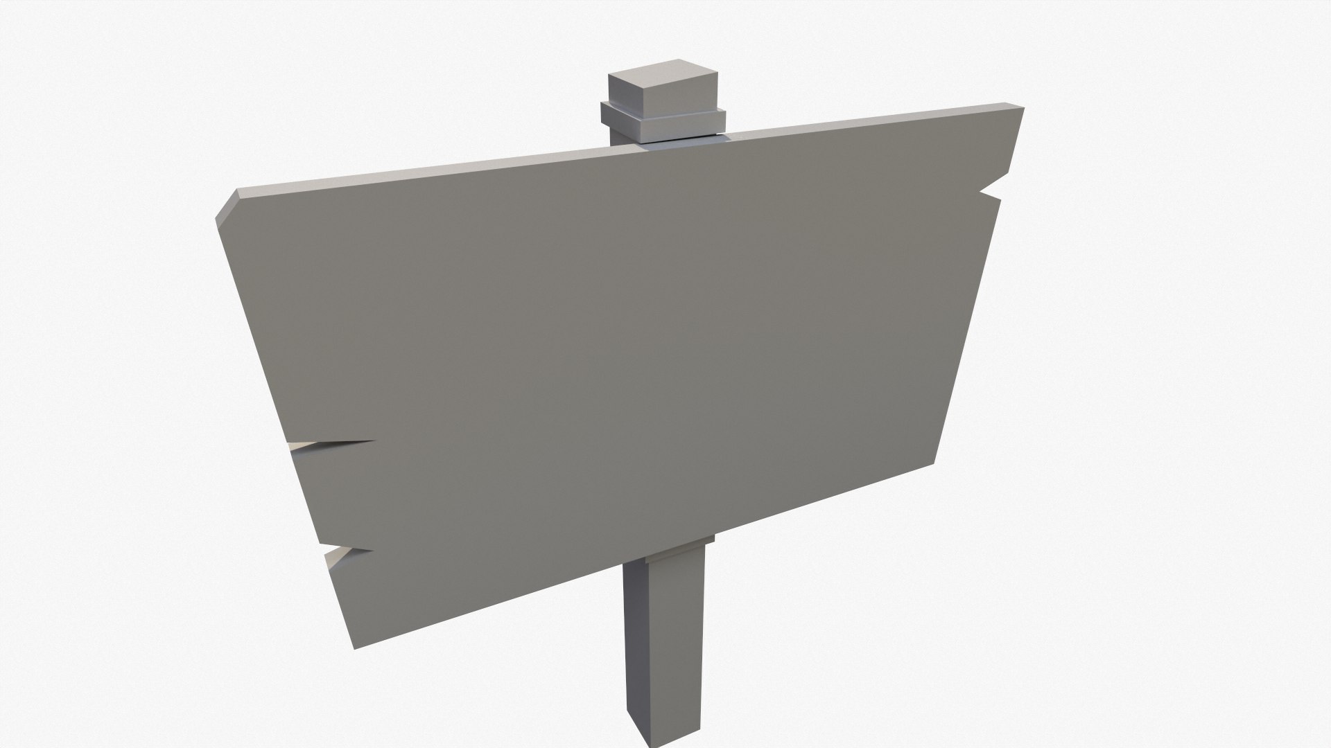 3D LowPoly Sign - TurboSquid 2067459