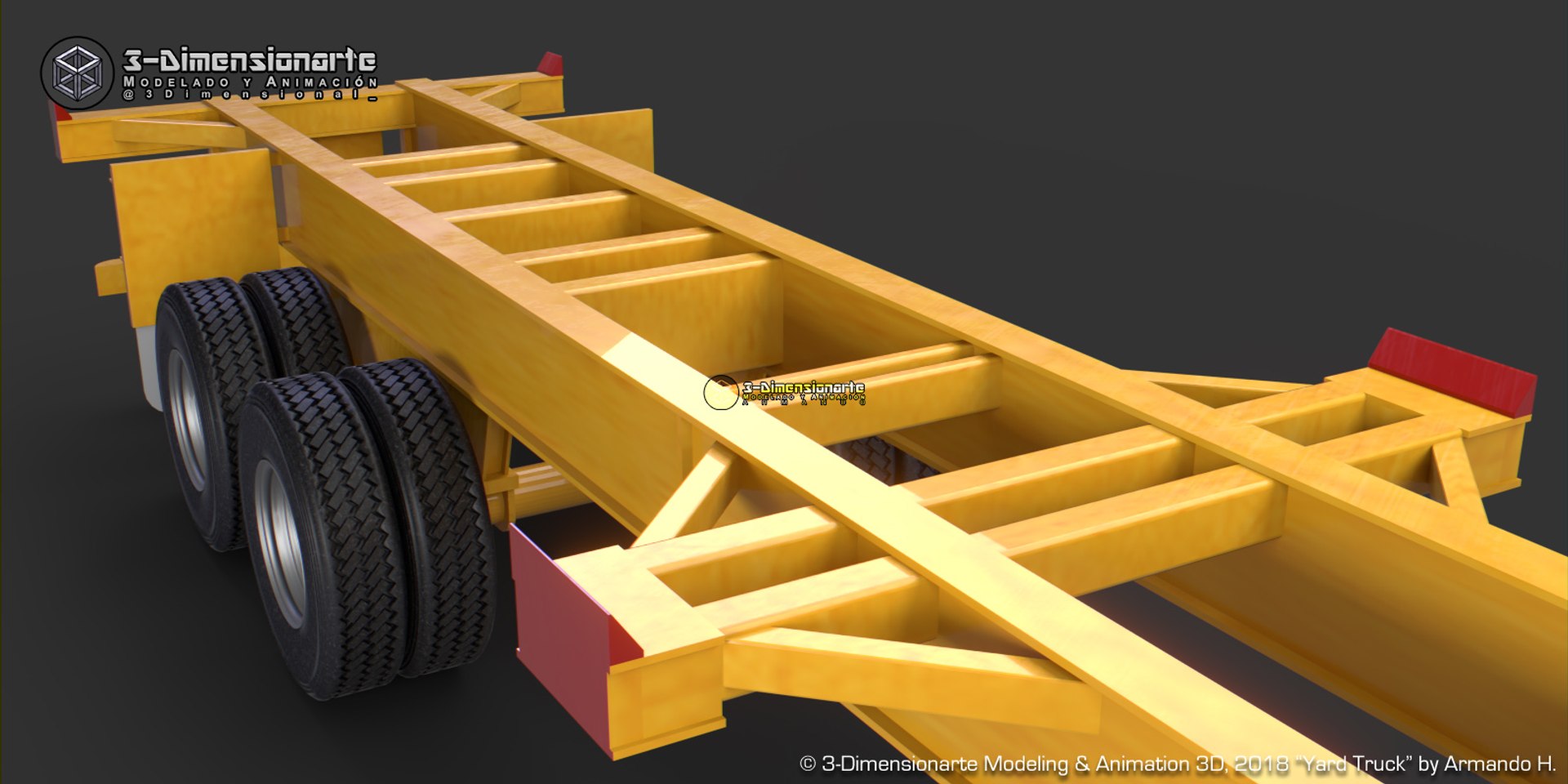 3D Truck Containers Yard - TurboSquid 1262555