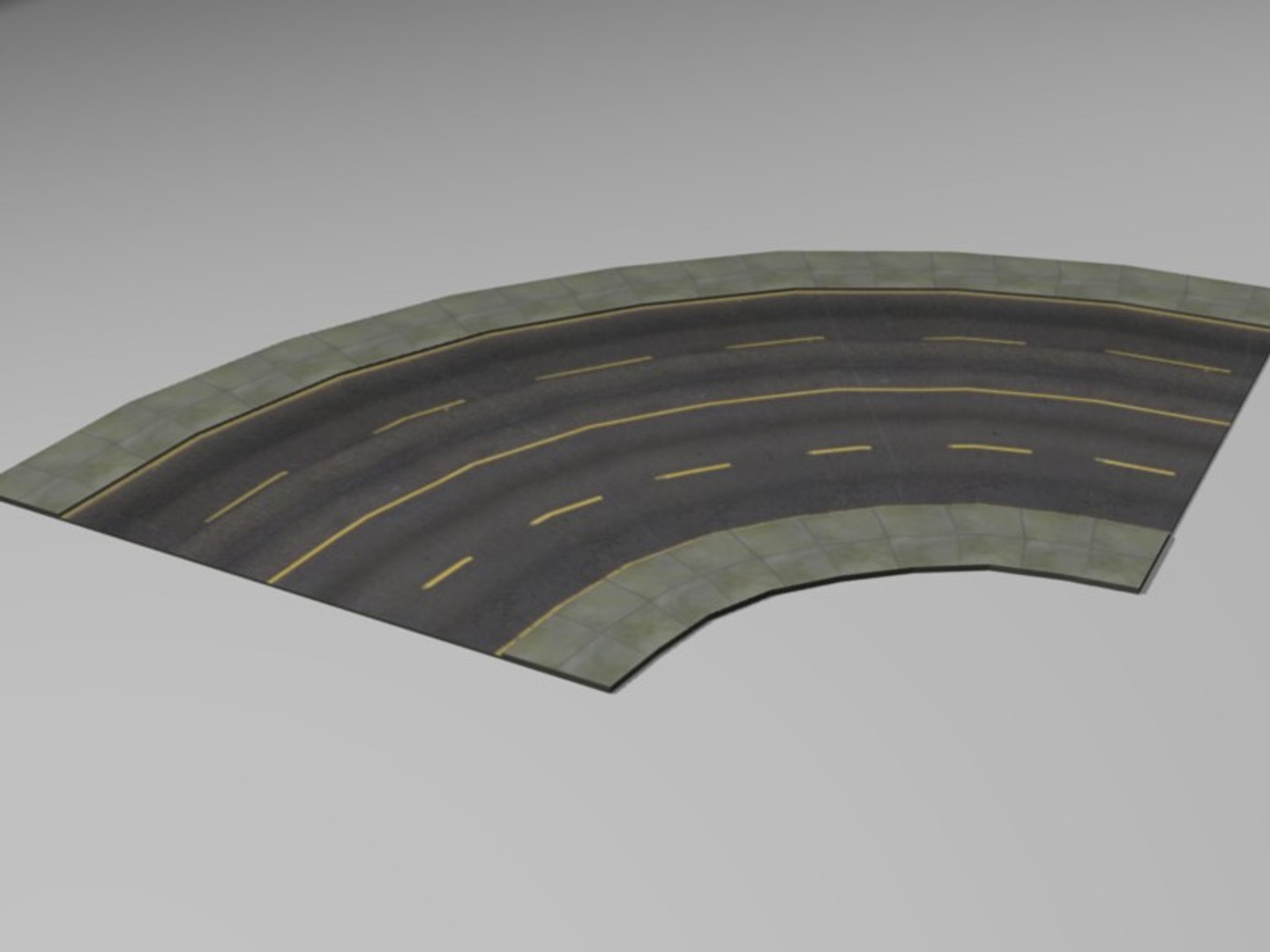 Road Intersection 3d Model