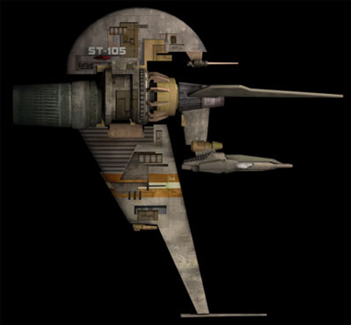 St-105 Aircraft 3d Model