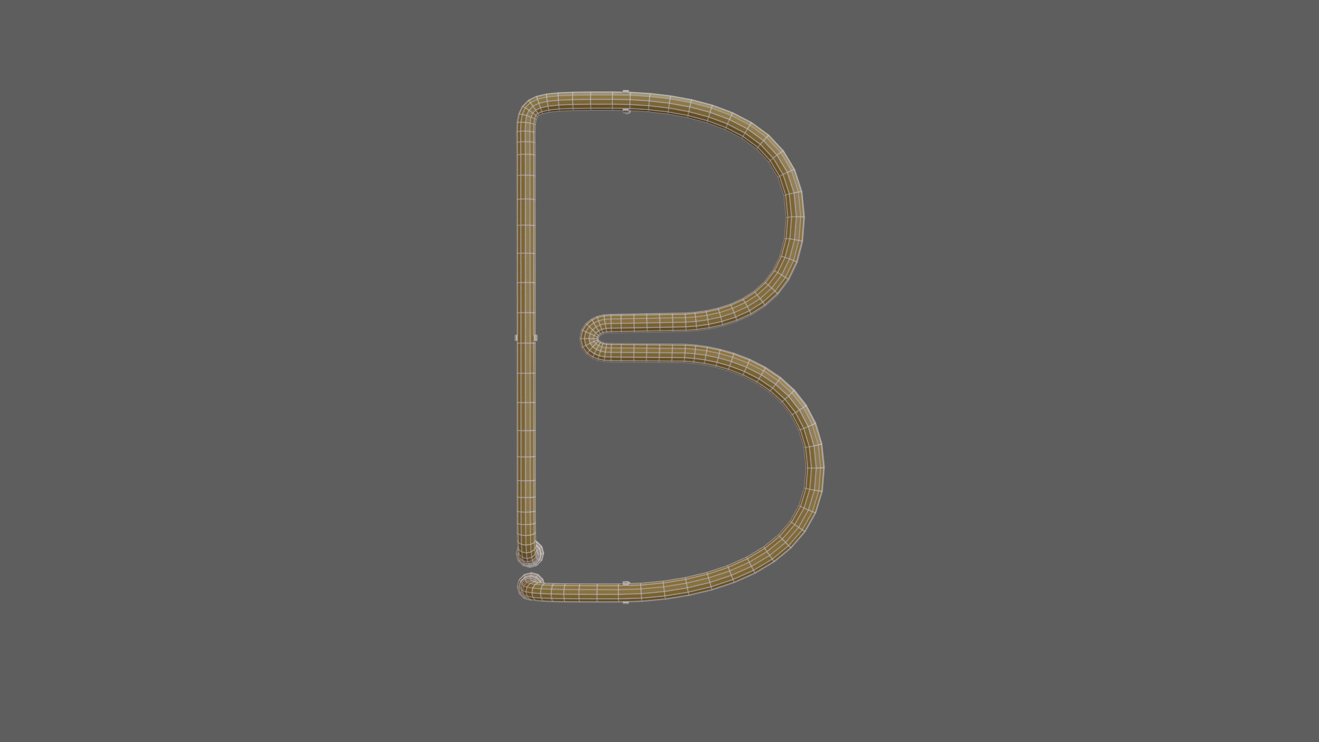 Neon Red Alphabet B 3D Model - TurboSquid 2135778