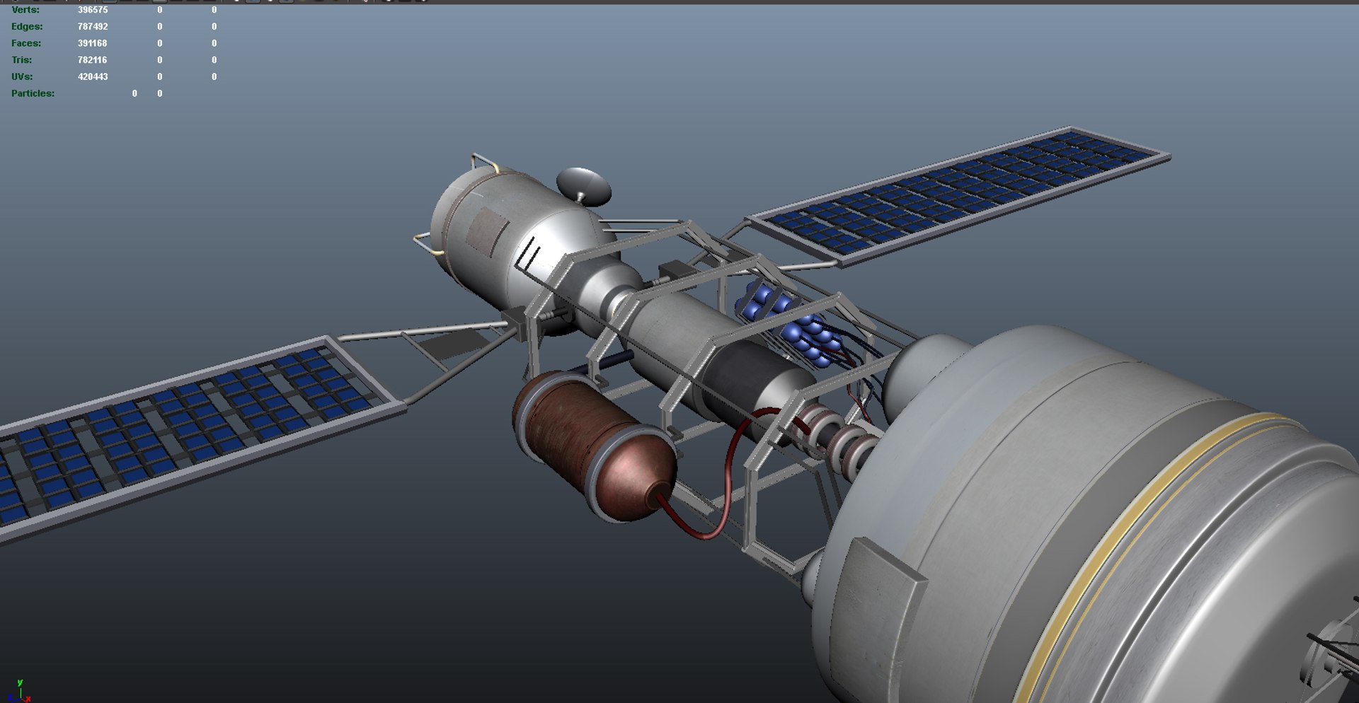 Satellite 3d Obj