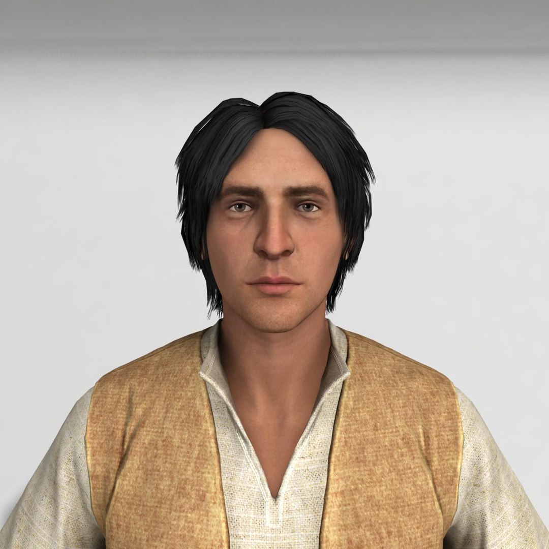 Medieval Peasant Character Rigging 3D Model - TurboSquid 1598210