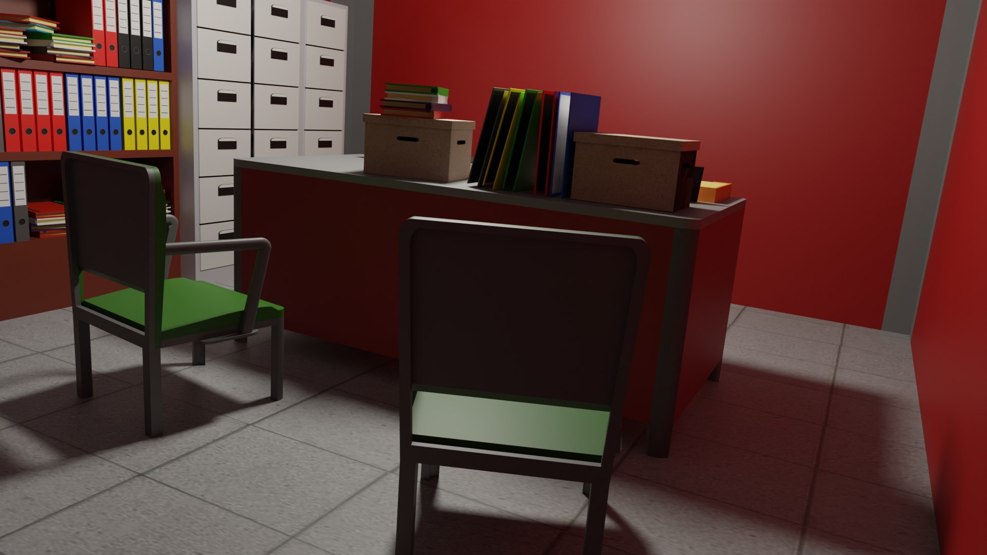 3D Office Space Interior - TurboSquid 1924040