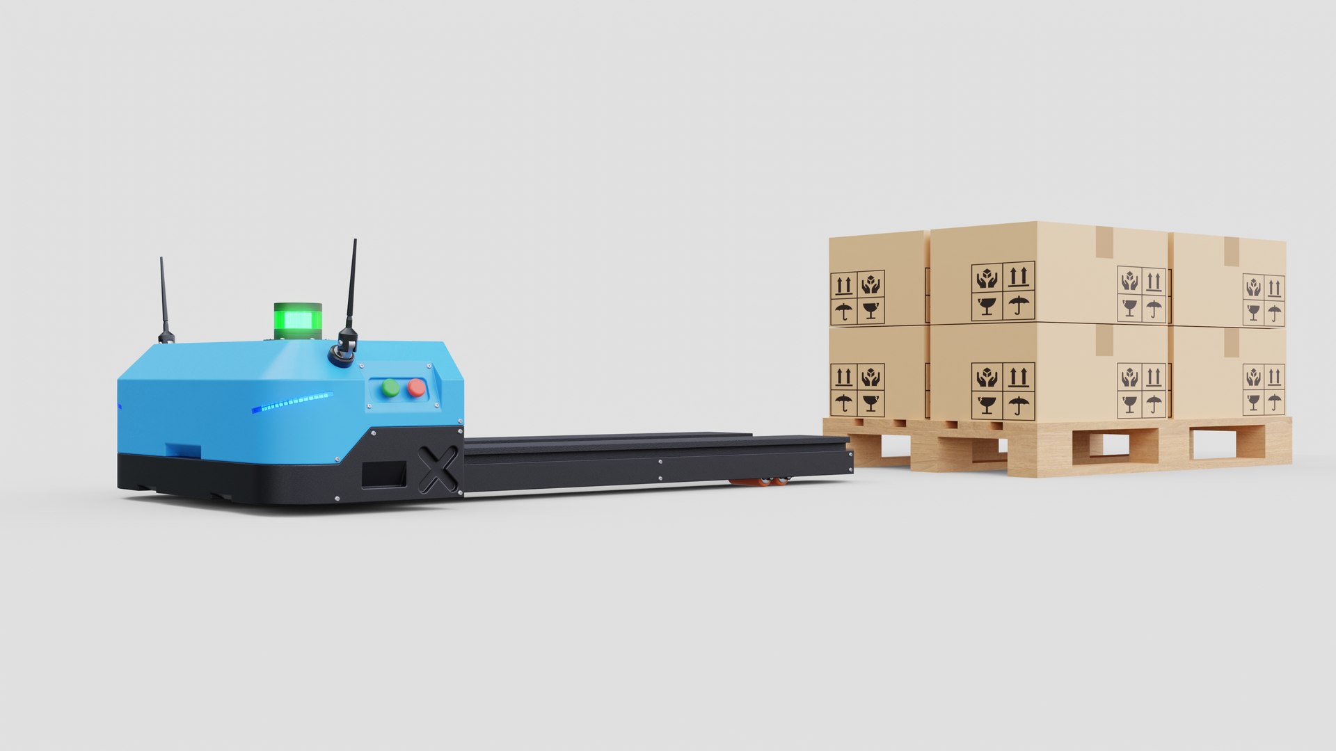 Pallet Lifter Agv 3D Model - TurboSquid 1722533