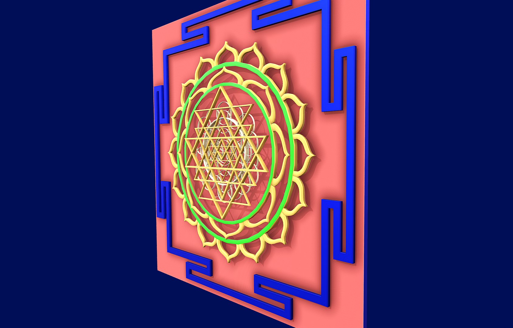 Free 3D Yantra Decor - TurboSquid 2230467