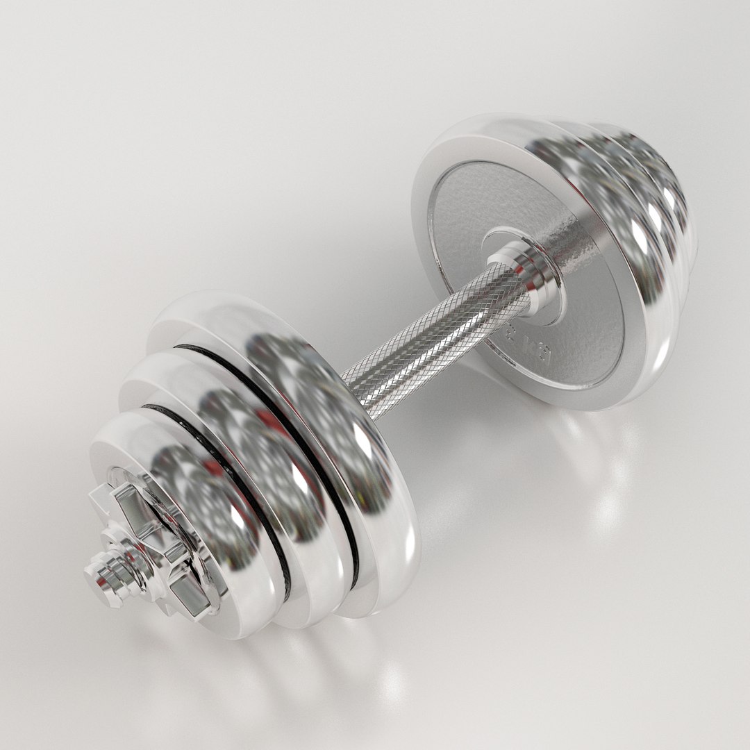 3d max solid dumbbells