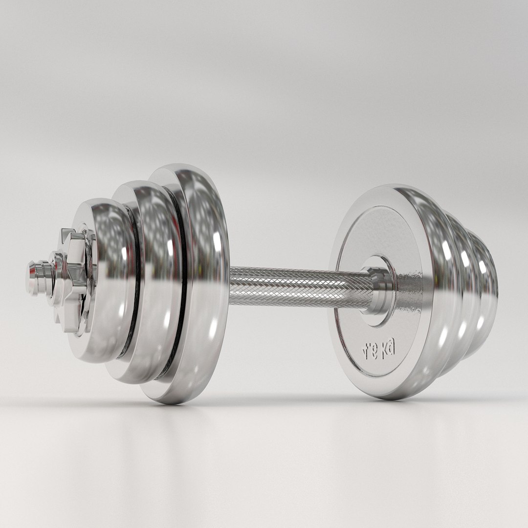 3d max solid dumbbells
