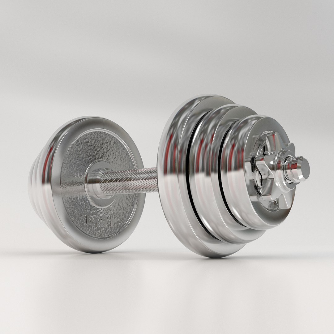 3d max solid dumbbells