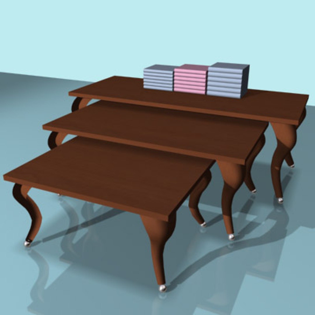 3ds Retail Nesting Tables