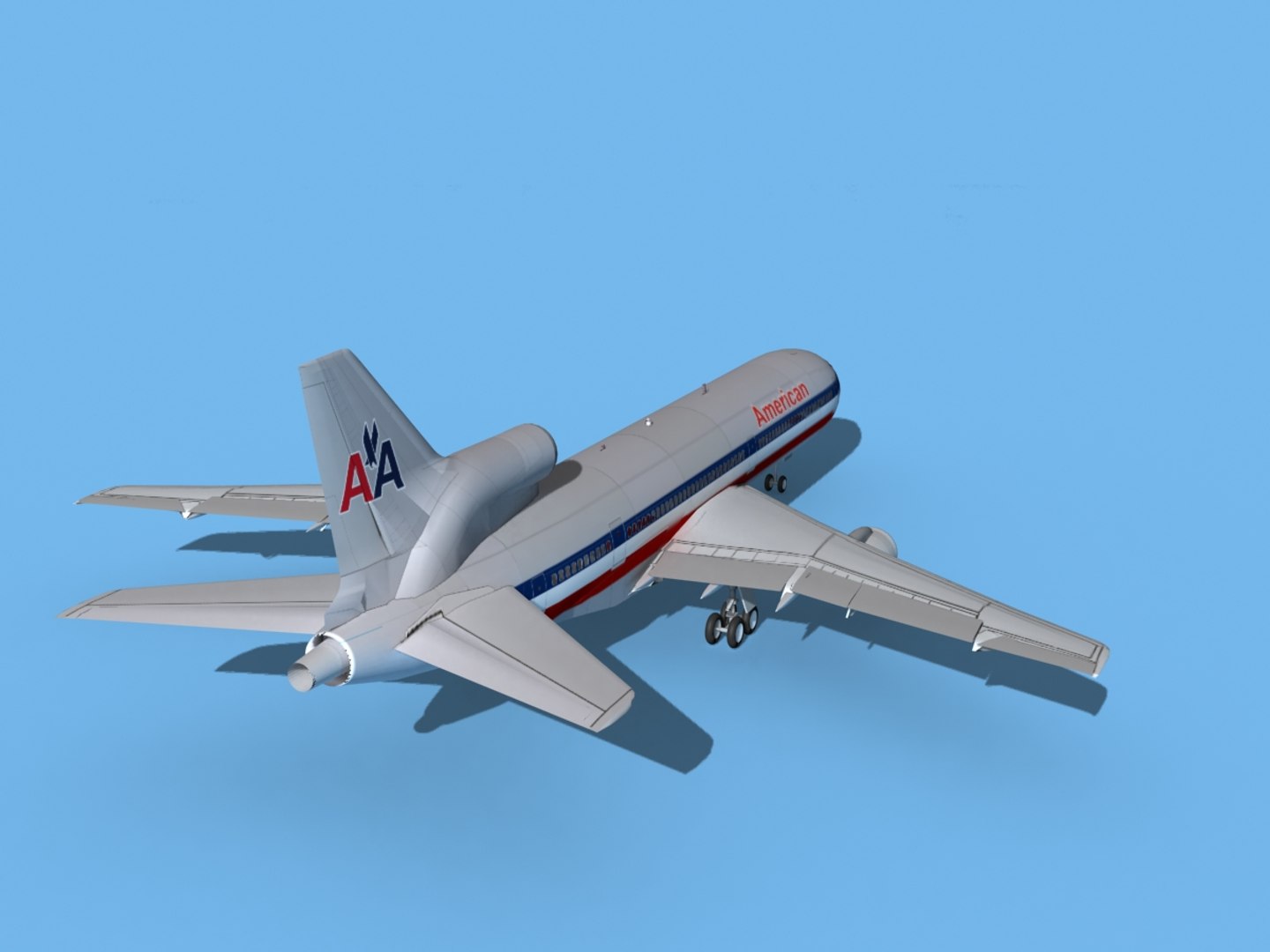Lockheed L-1011-10 Airliner 3D Model - TurboSquid 1488856