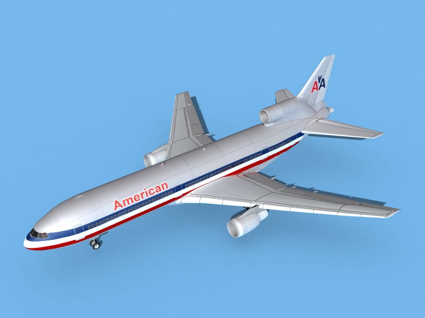 Lockheed L-1011-10 Airliner 3D Model - TurboSquid 1488856