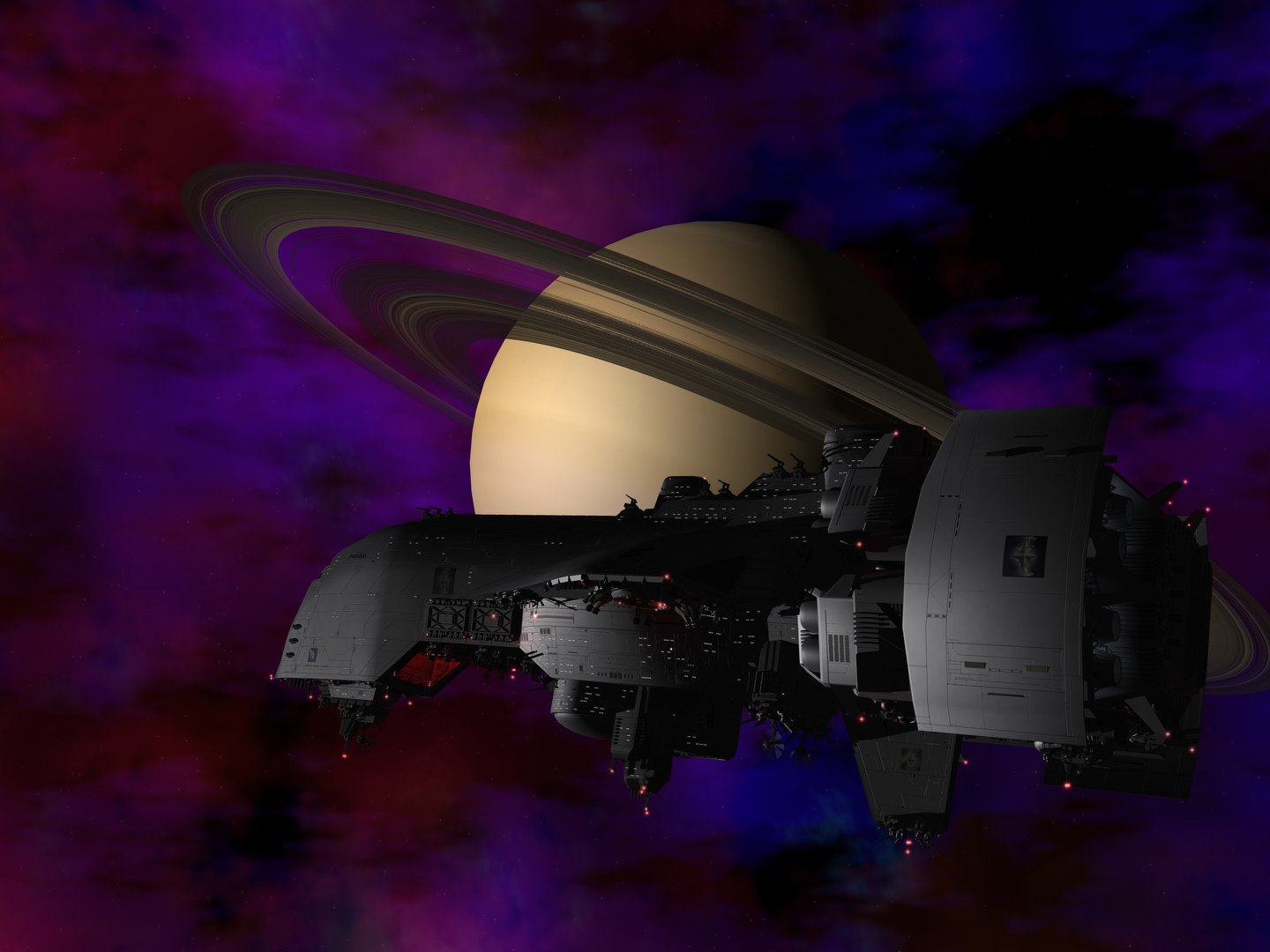 proteus warship cruiser 3d lwo