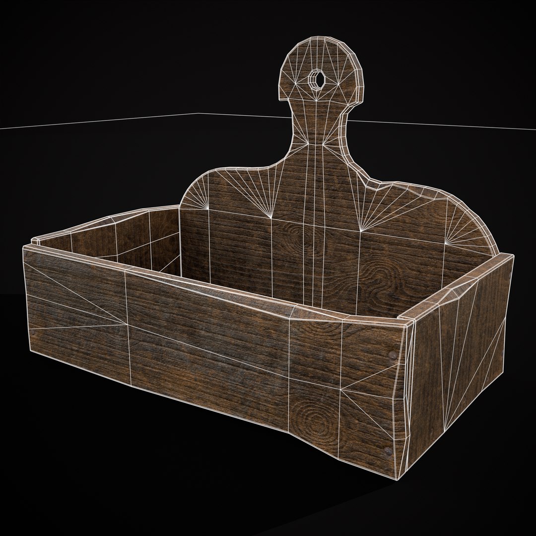 Four Rustic Medieval Crates 3D model - TurboSquid 2052791