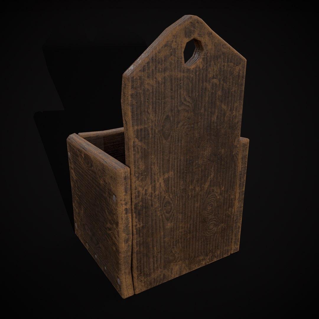 Four Rustic Medieval Crates 3D model - TurboSquid 2052791