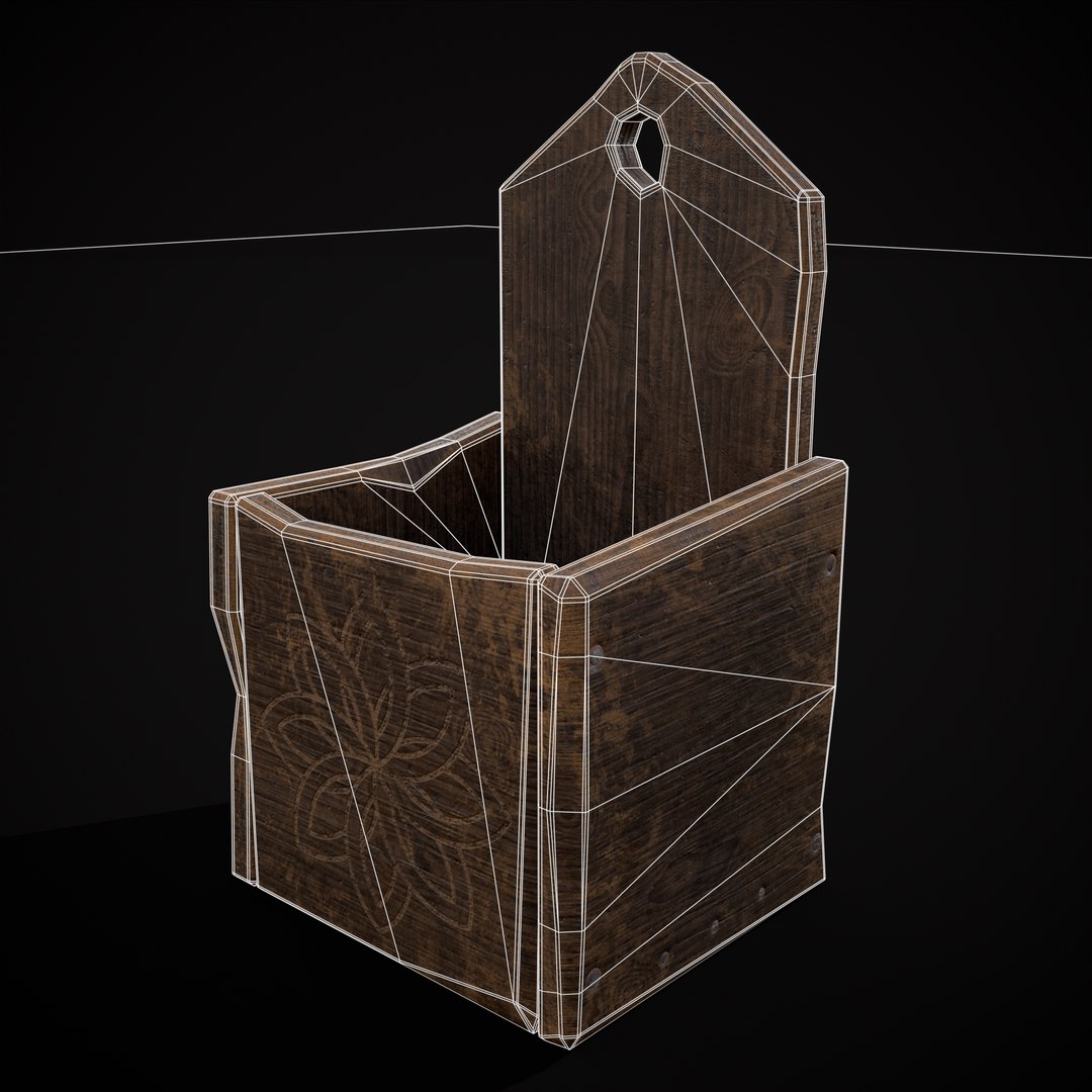 Four Rustic Medieval Crates 3D model - TurboSquid 2052791