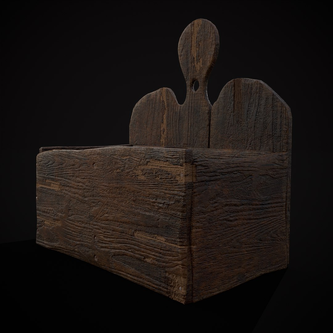 Four Rustic Medieval Crates 3D model - TurboSquid 2052791