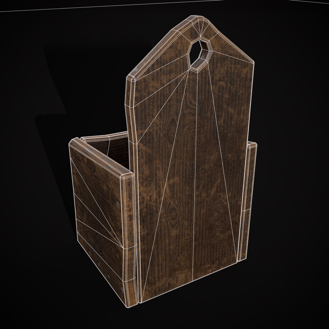 Four Rustic Medieval Crates 3D model - TurboSquid 2052791