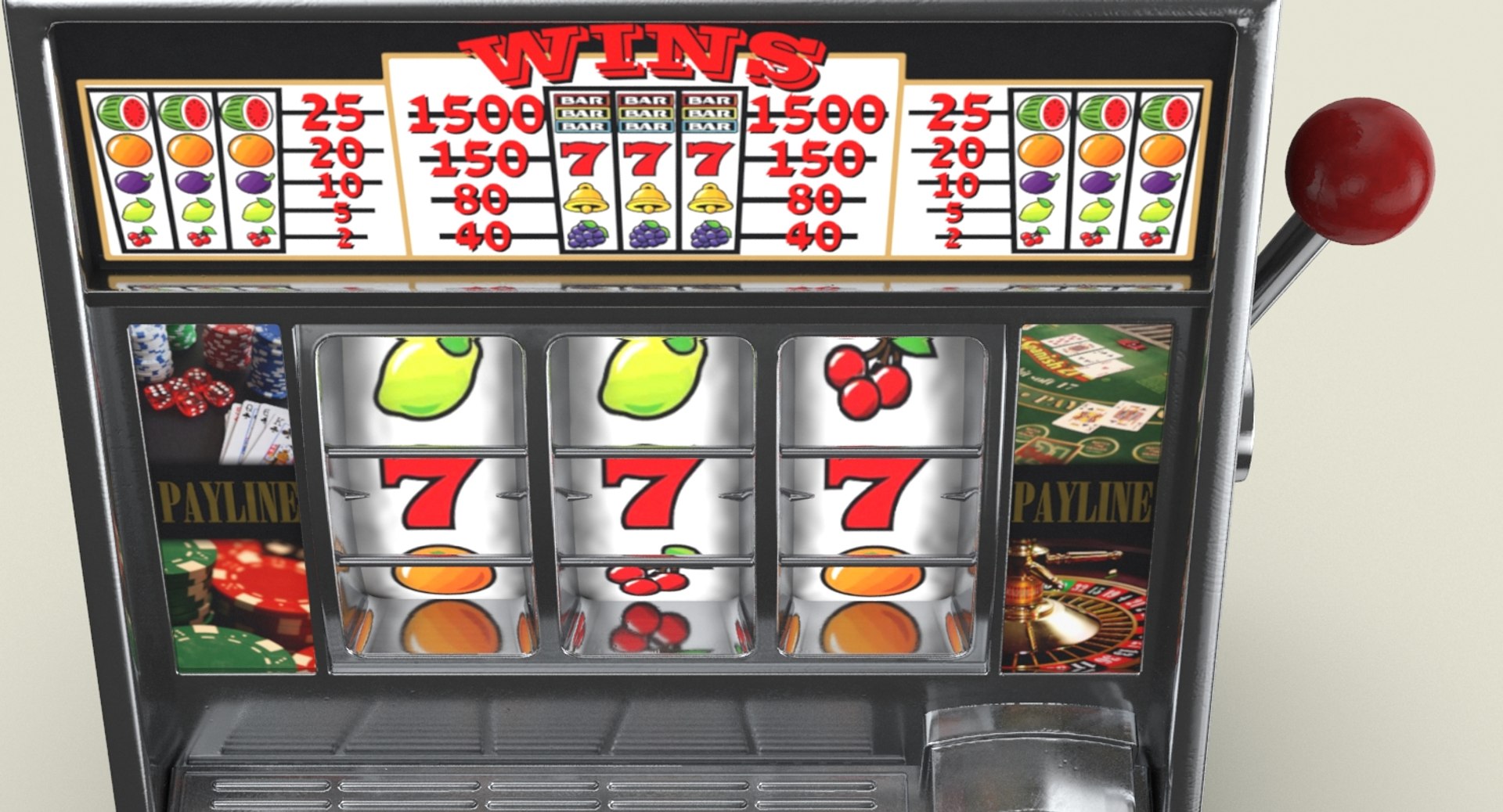 Slot-machine---tripple-7s 3D Model - TurboSquid 1317184