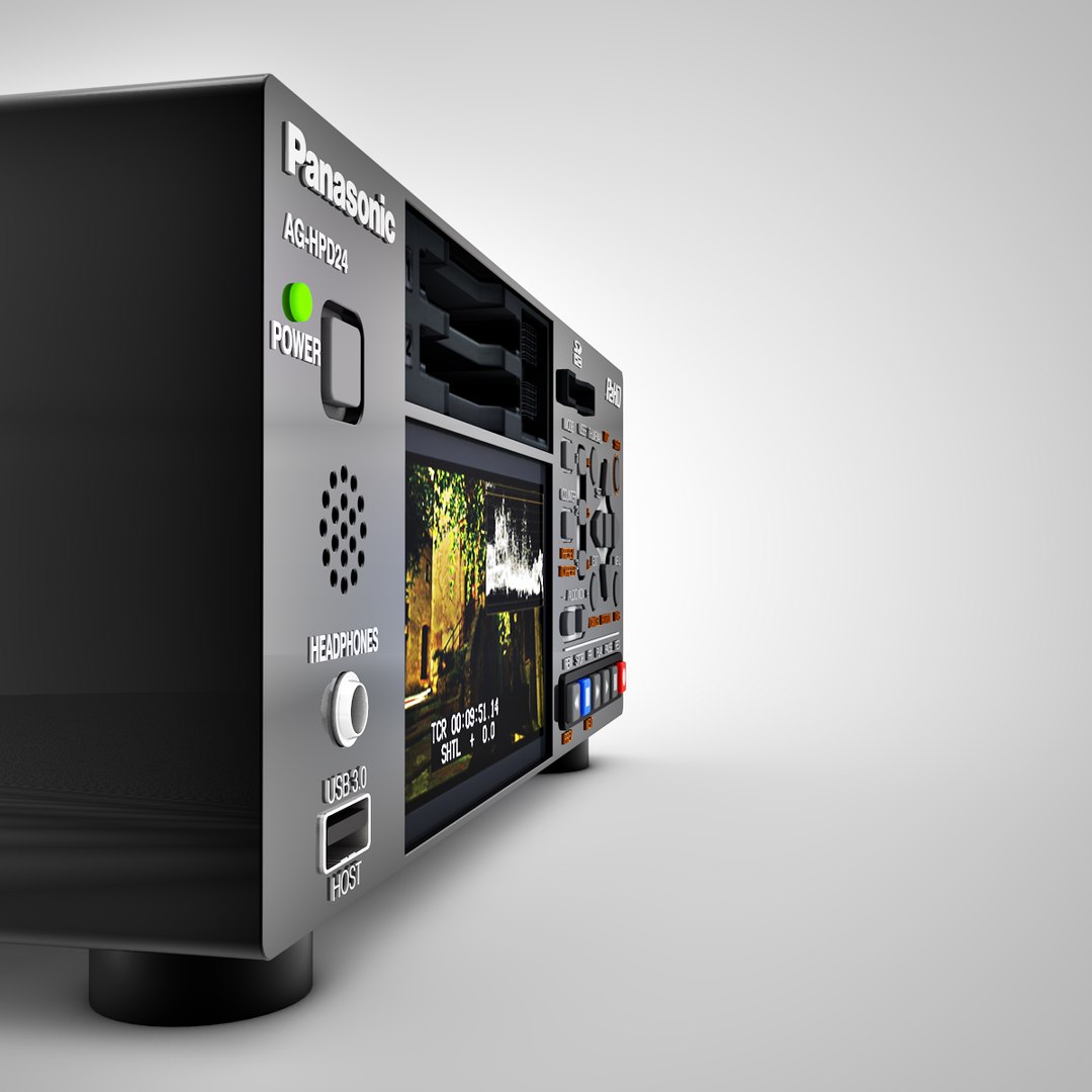 3d Model Of Panasonic Vtr Tape