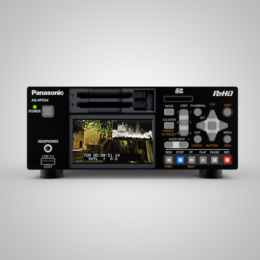 3d Model Of Panasonic Vtr Tape