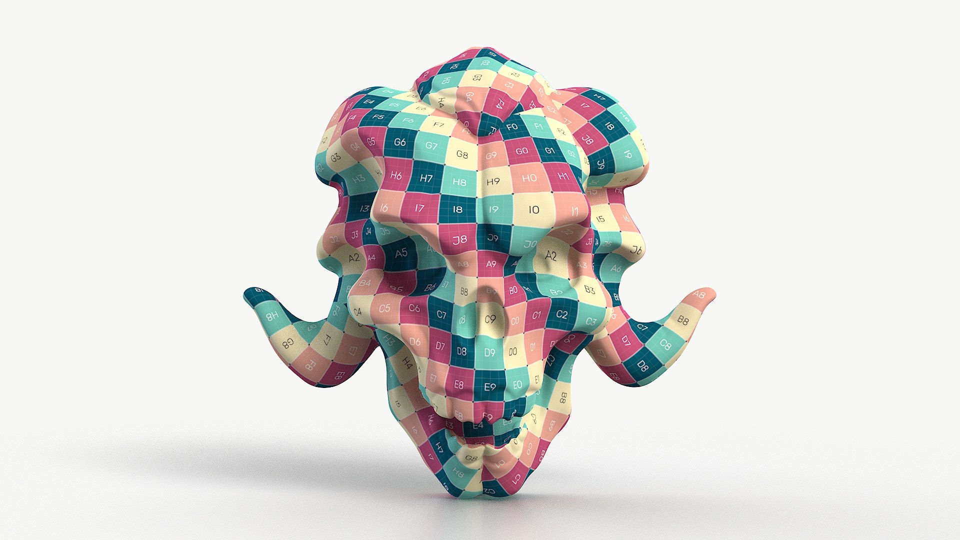 Skull 45 Textured 3D Model - TurboSquid 2307988