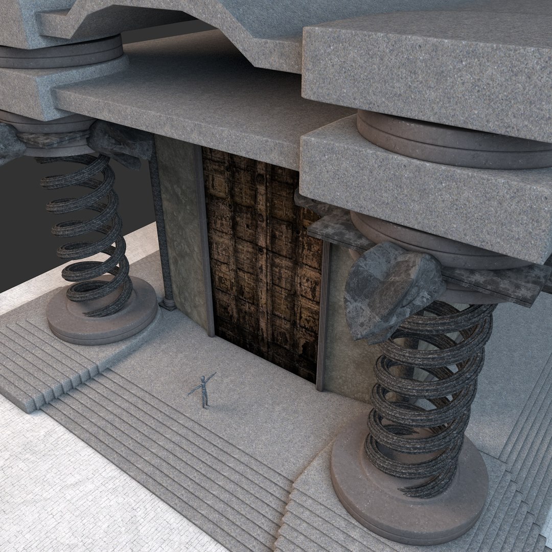 3d Unique Temple Model