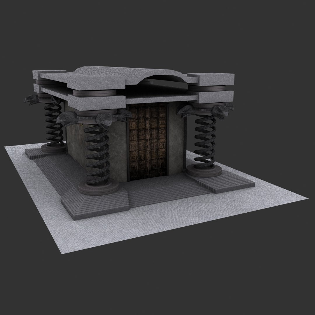 3d Unique Temple Model