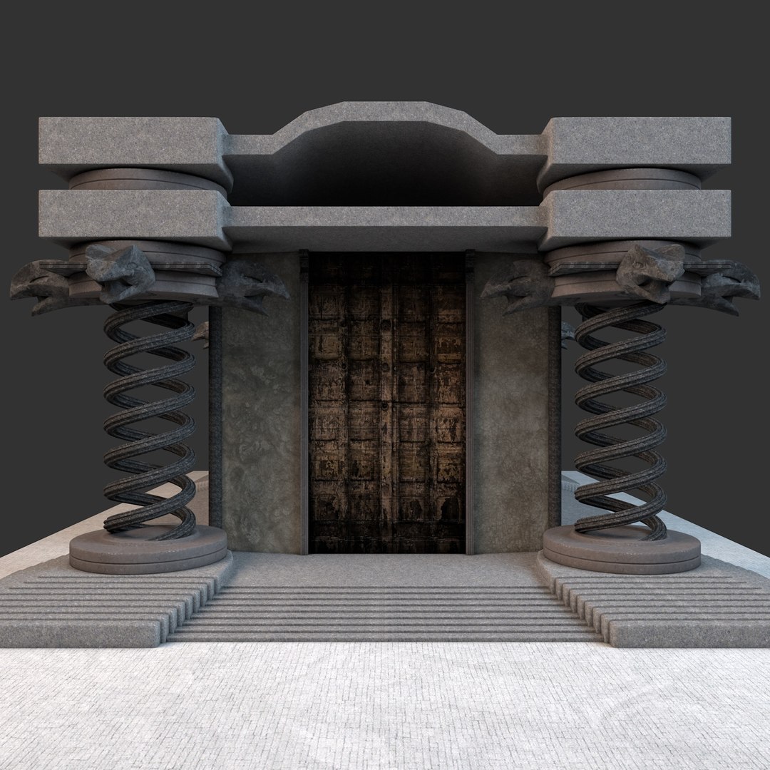 3d Unique Temple Model